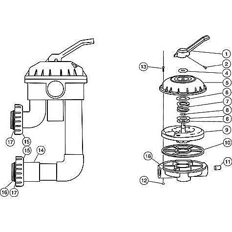 Pentair Hi Flo Valve part no. 261142