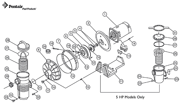 Pentair Challenger Hi Flow Pump