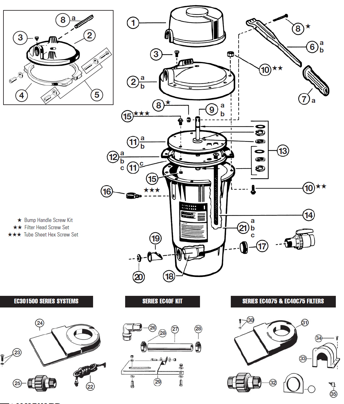 EC30 EC40 EC40AC PERFLEX DE FILTER