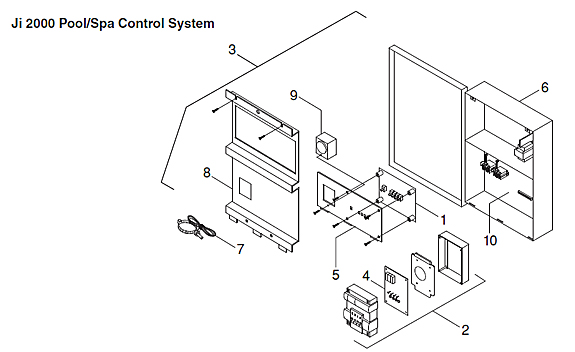 Jandy JI 2000 Pool/Spa Control