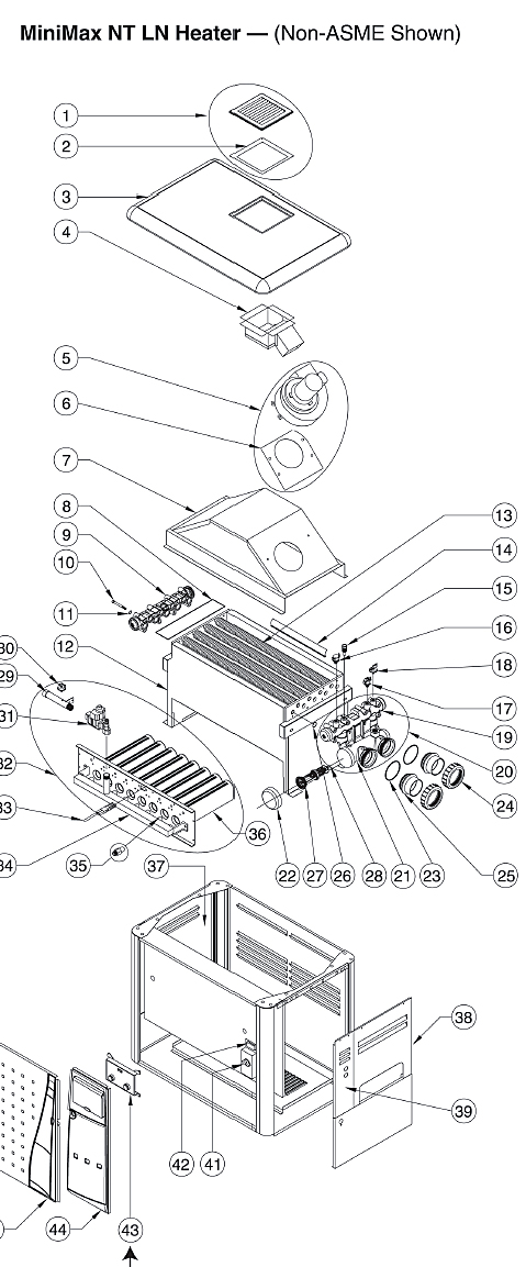 MiniMax® NT LN Heater, with 6800 Controller